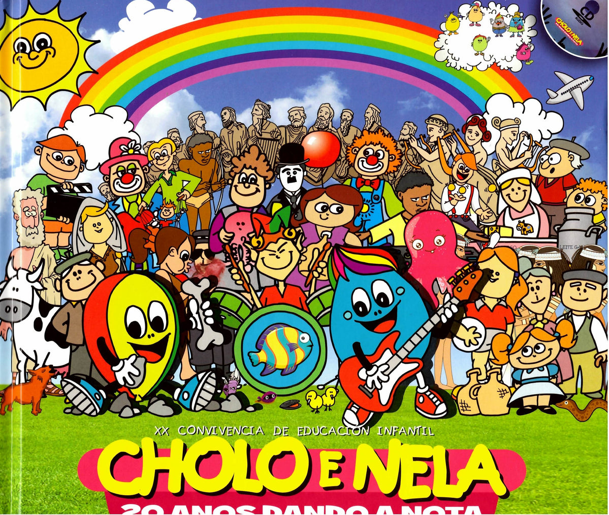 CHOLO E NELA: 20 ANOS DANDO A NOTA (LIBRO-CD) — Librería Abrente